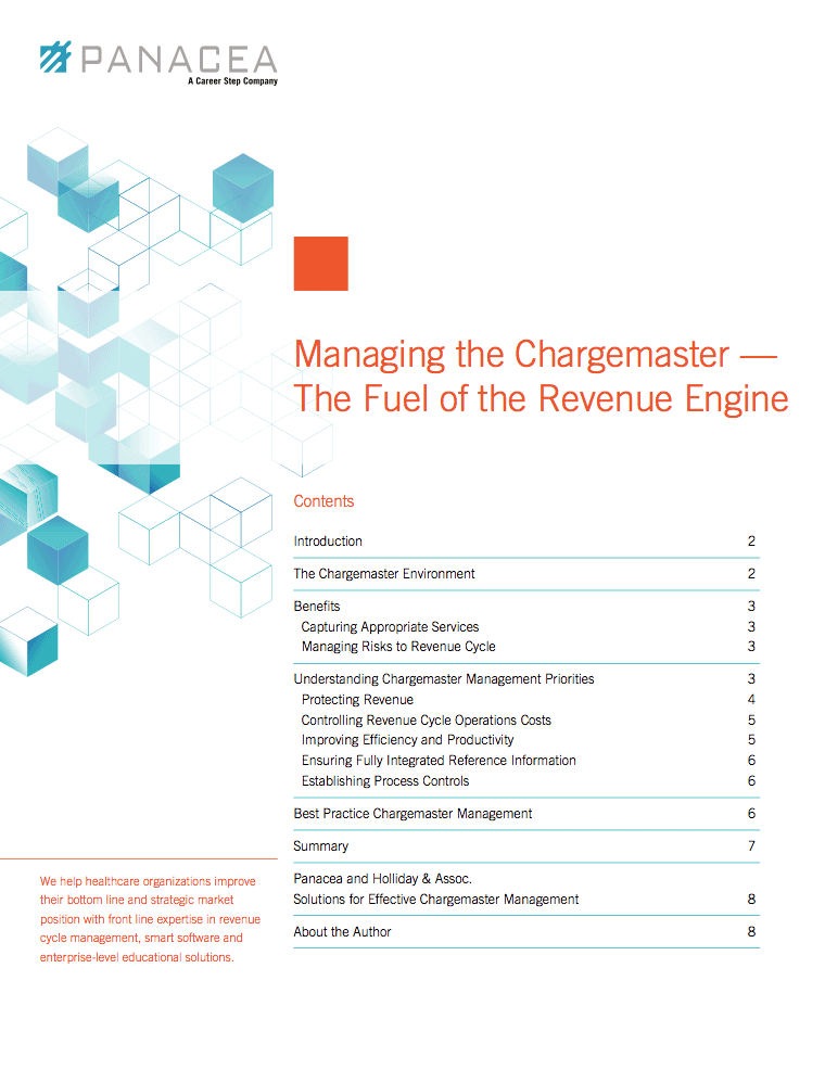 Whitepaper: Managing the Chargemaster: The Fuel of the Revenue Engine ...