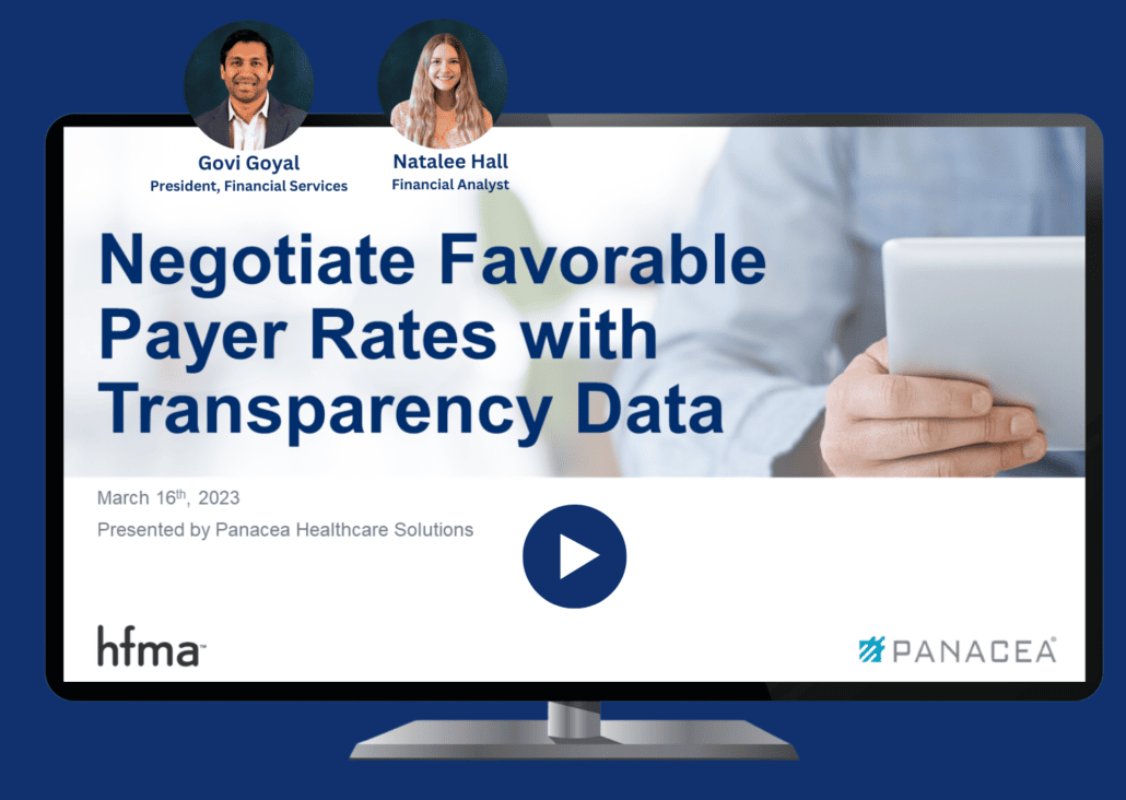 Negotiated Favorable Payer Rates with Transparency Data - Panacea ...