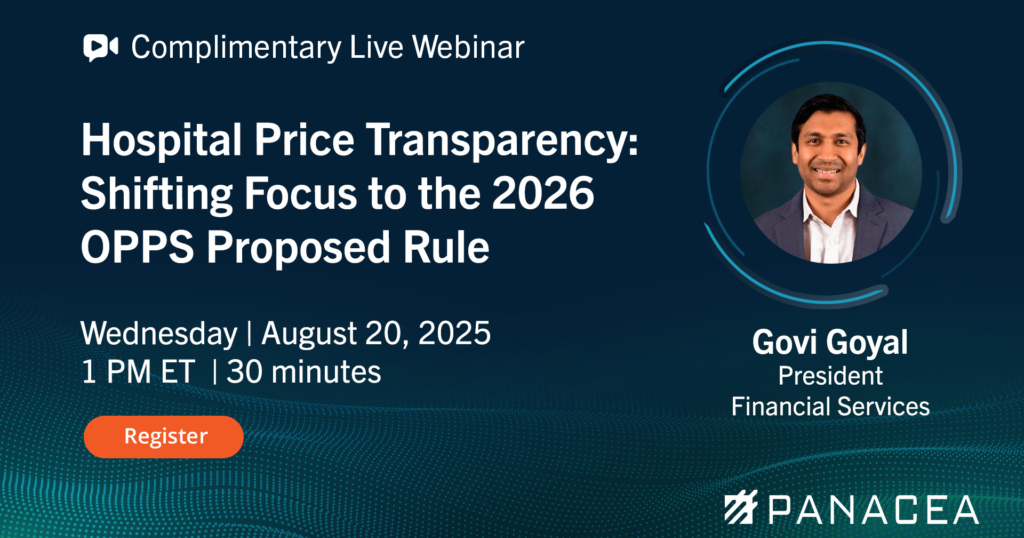 Panacea to Host Free Webinar on the Hospital Price Transparency 2026 ...